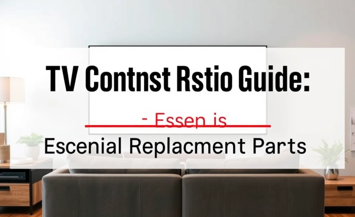 TV Contrast Ratio Guide: Essential Replacement Parts - Guide About ...